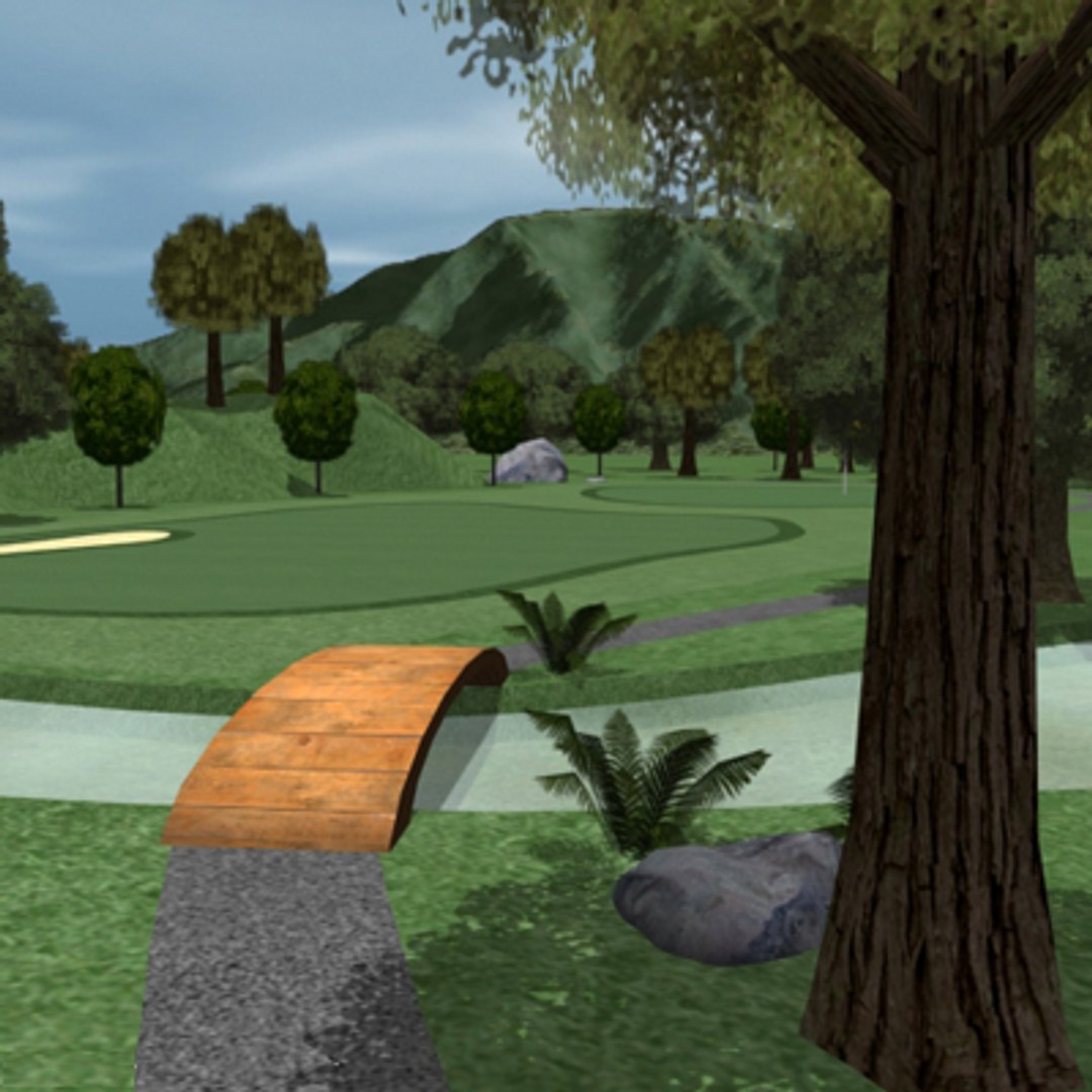 Golf Course 3d Model