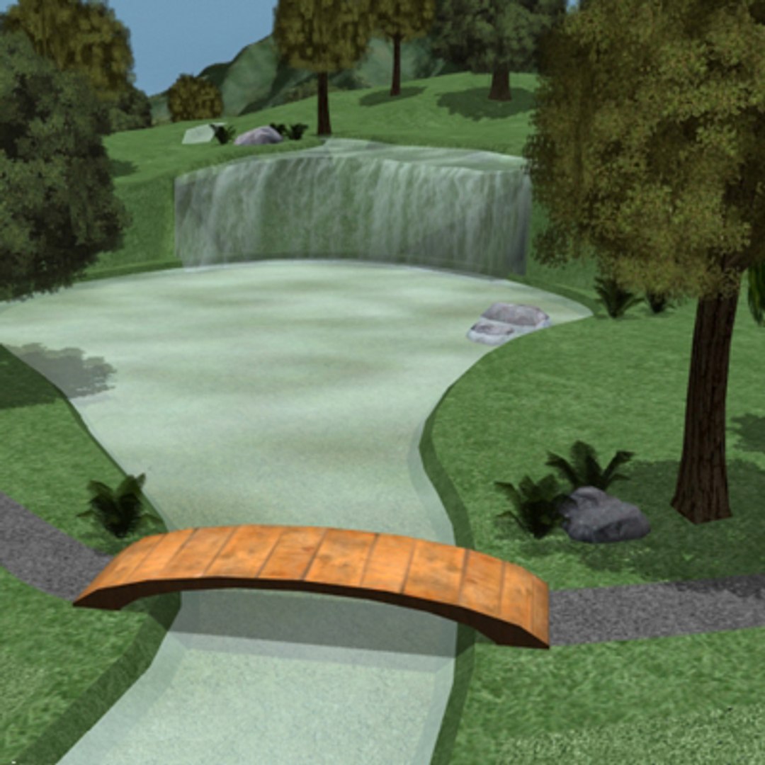 Golf Course 3d Model