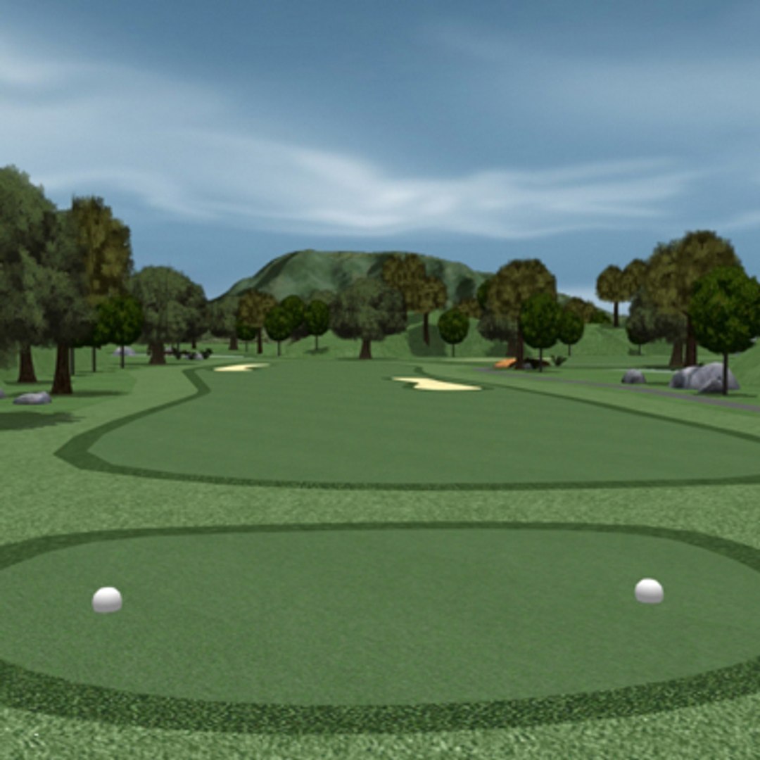 Golf Course 3d Model
