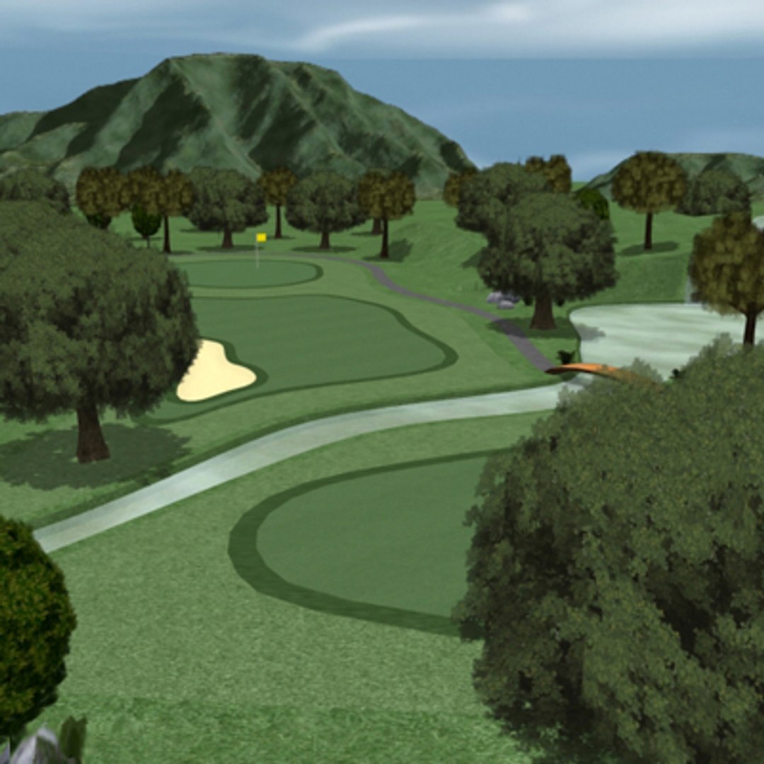 Golf Course 3d Model