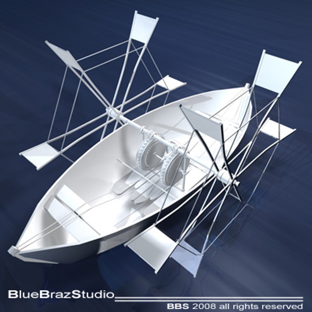 Leonardo Boat Shovels 3d 3ds