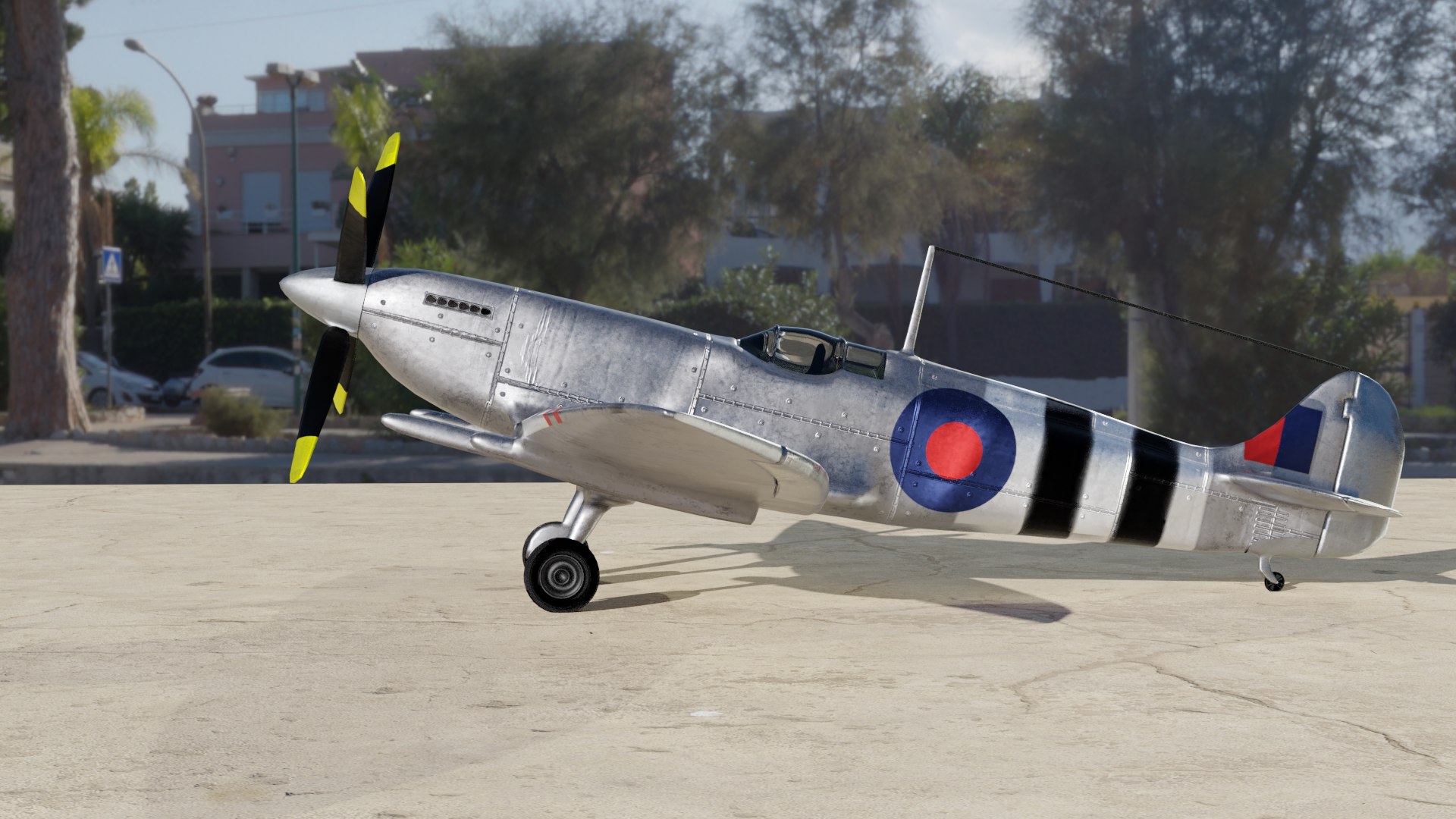 Spitfire Hf Mk Vii 3D Model - TurboSquid 1629897