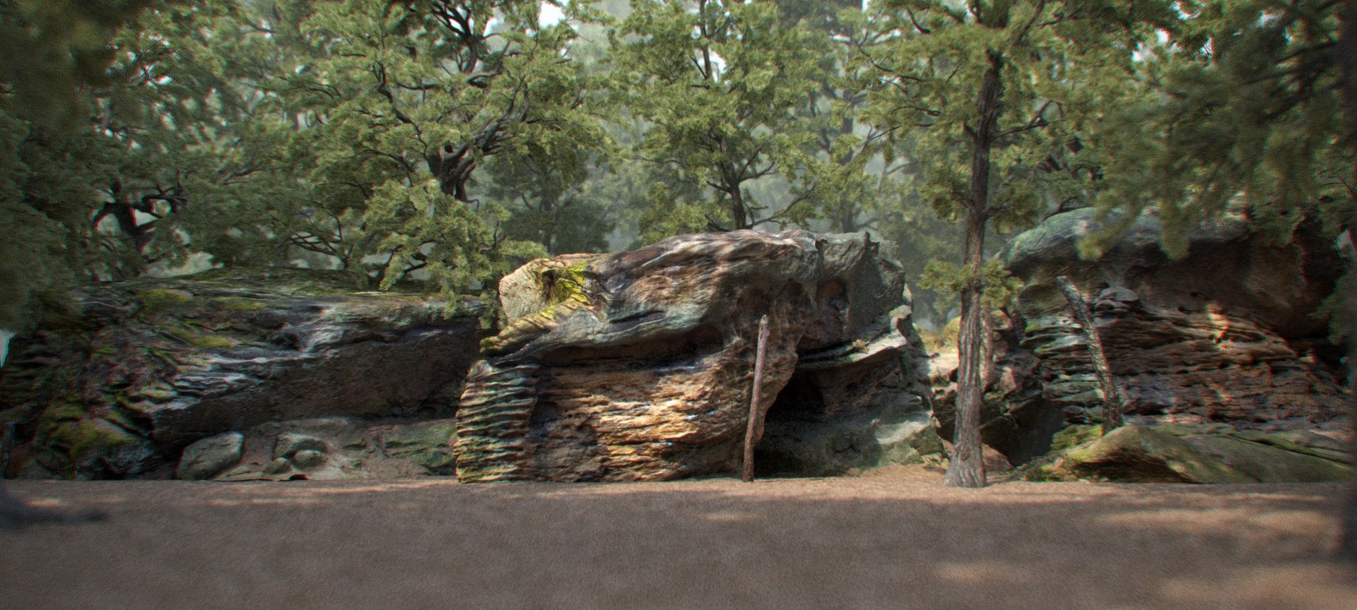 Forest Mountains Model - TurboSquid 2294911
