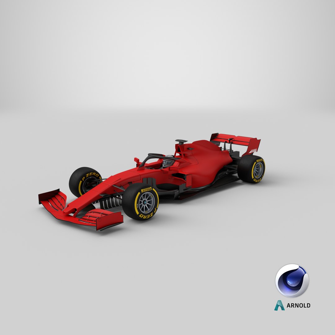 Formula 1 Red Race Car 3D - TurboSquid 1511730