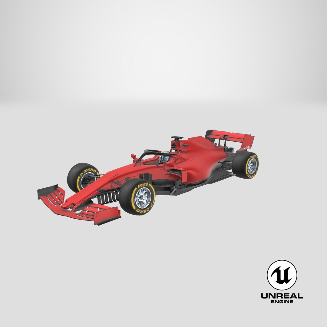 Formula 1 Red Race Car 3D - TurboSquid 1511730
