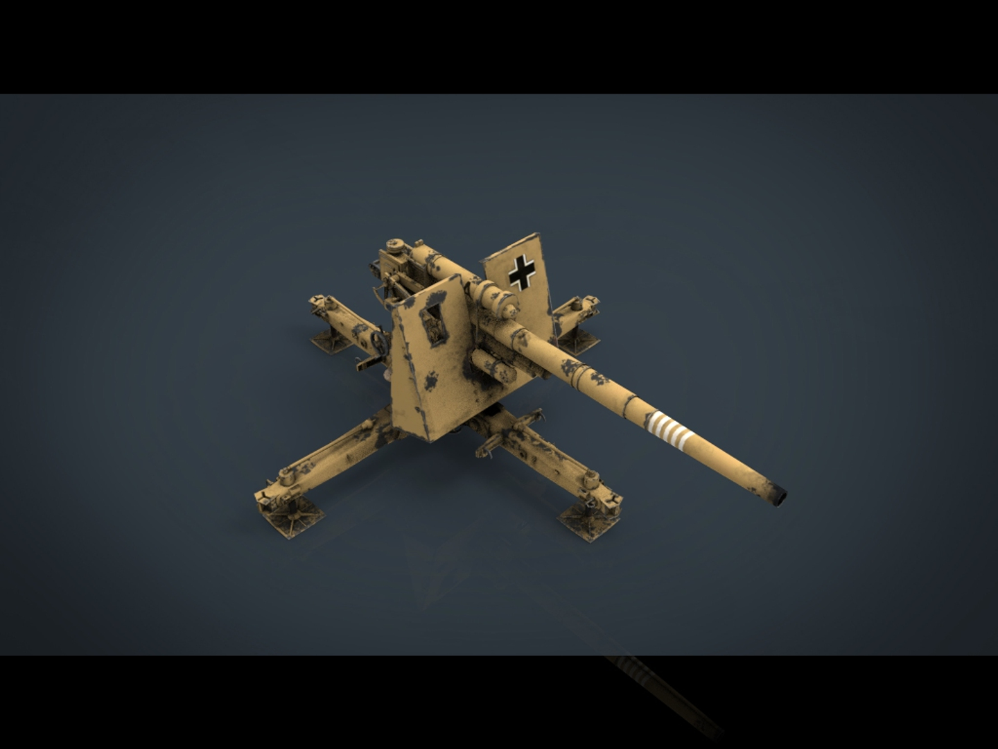 German Flak 36 88mm 3D - TurboSquid 1317153