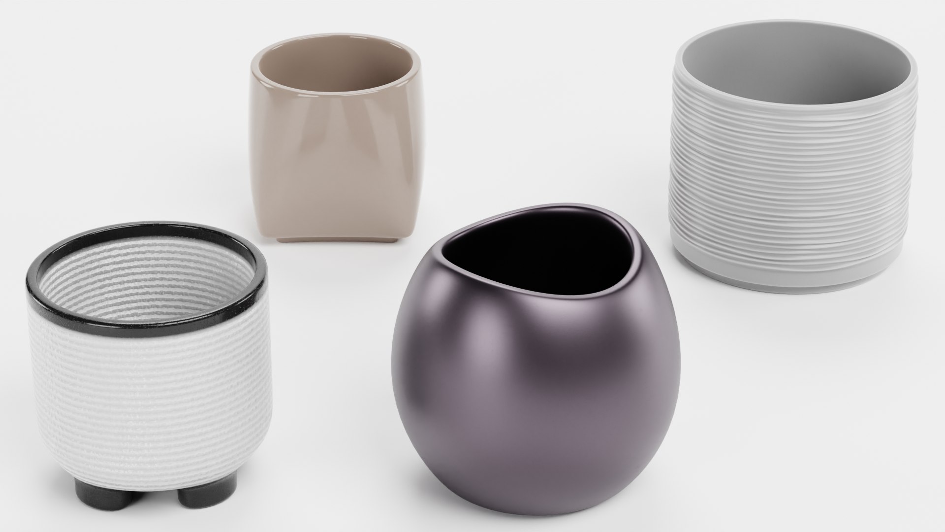 Pots 3D Model - TurboSquid 2100091