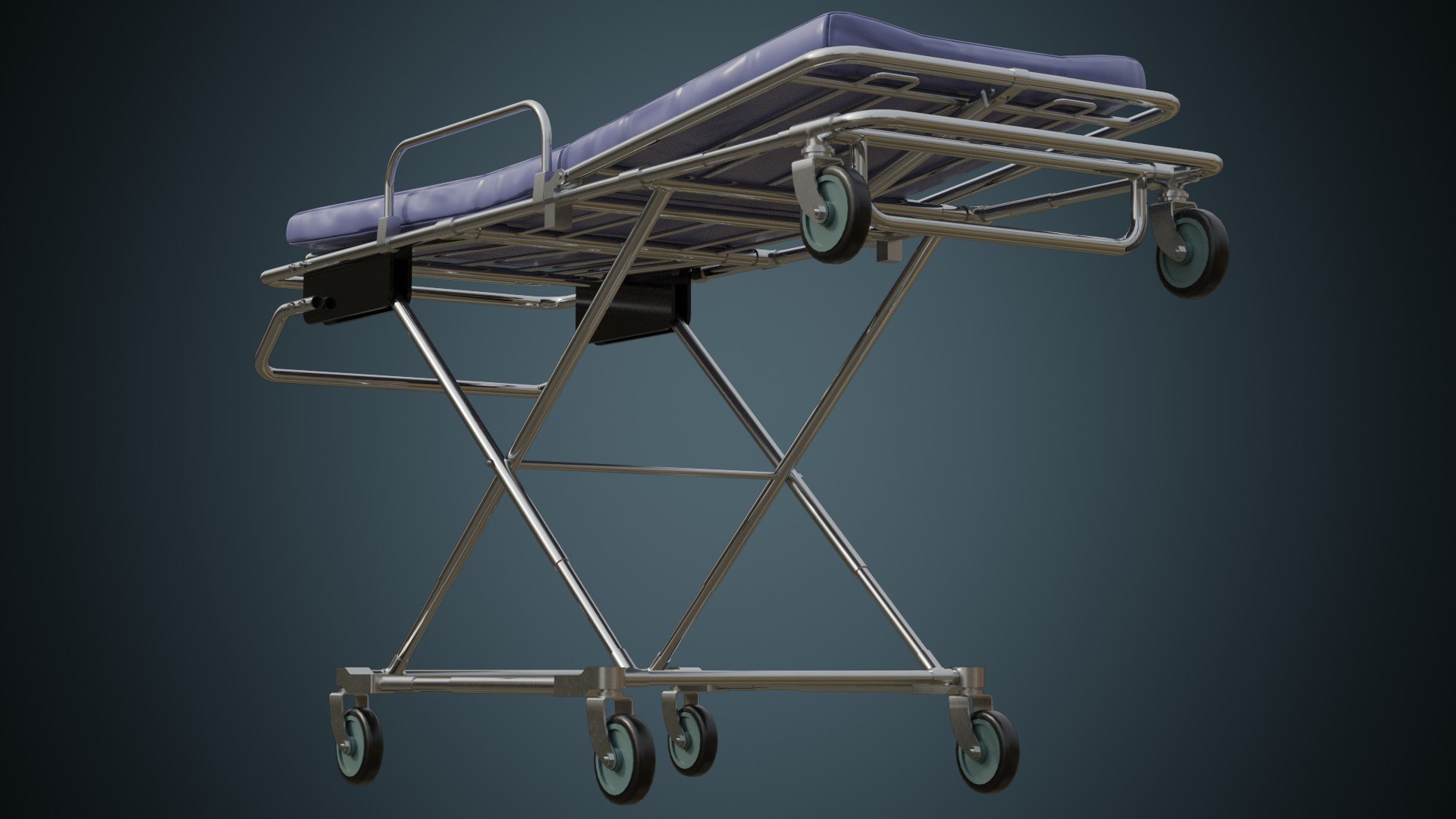 3D Rolling Stretcher 1A Model - TurboSquid 2107824