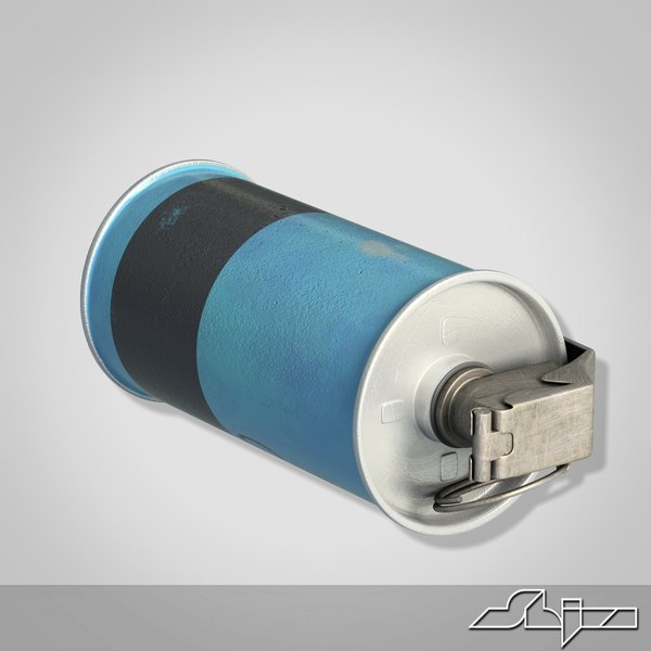 3d grenade blue dummy