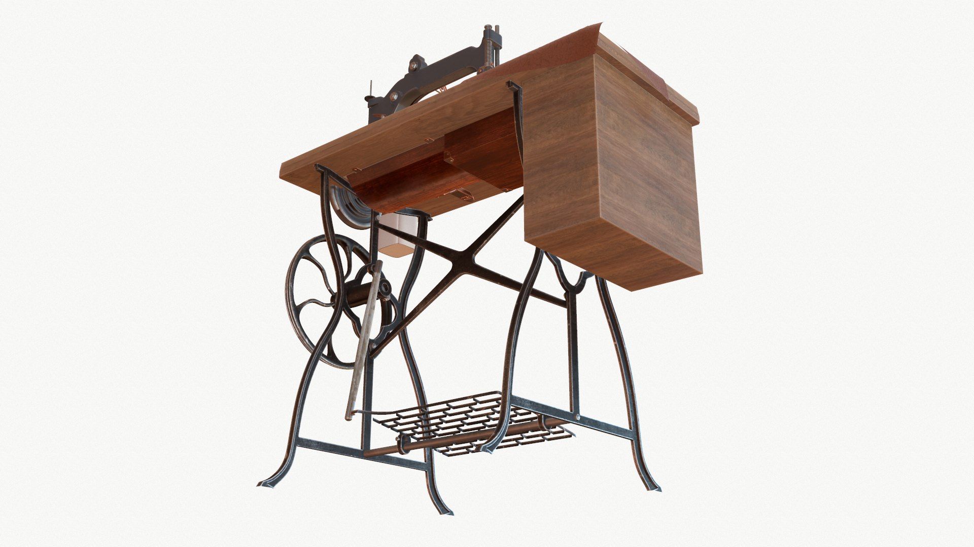 Steampunk Sewing Machine 3D Model - TurboSquid 1907945