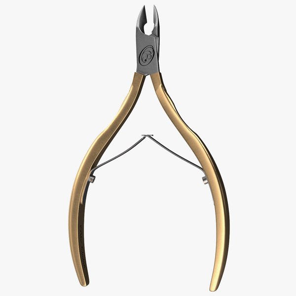BlueOrchids Professional Cuticle Nipper Gold model - TurboSquid 1774593
