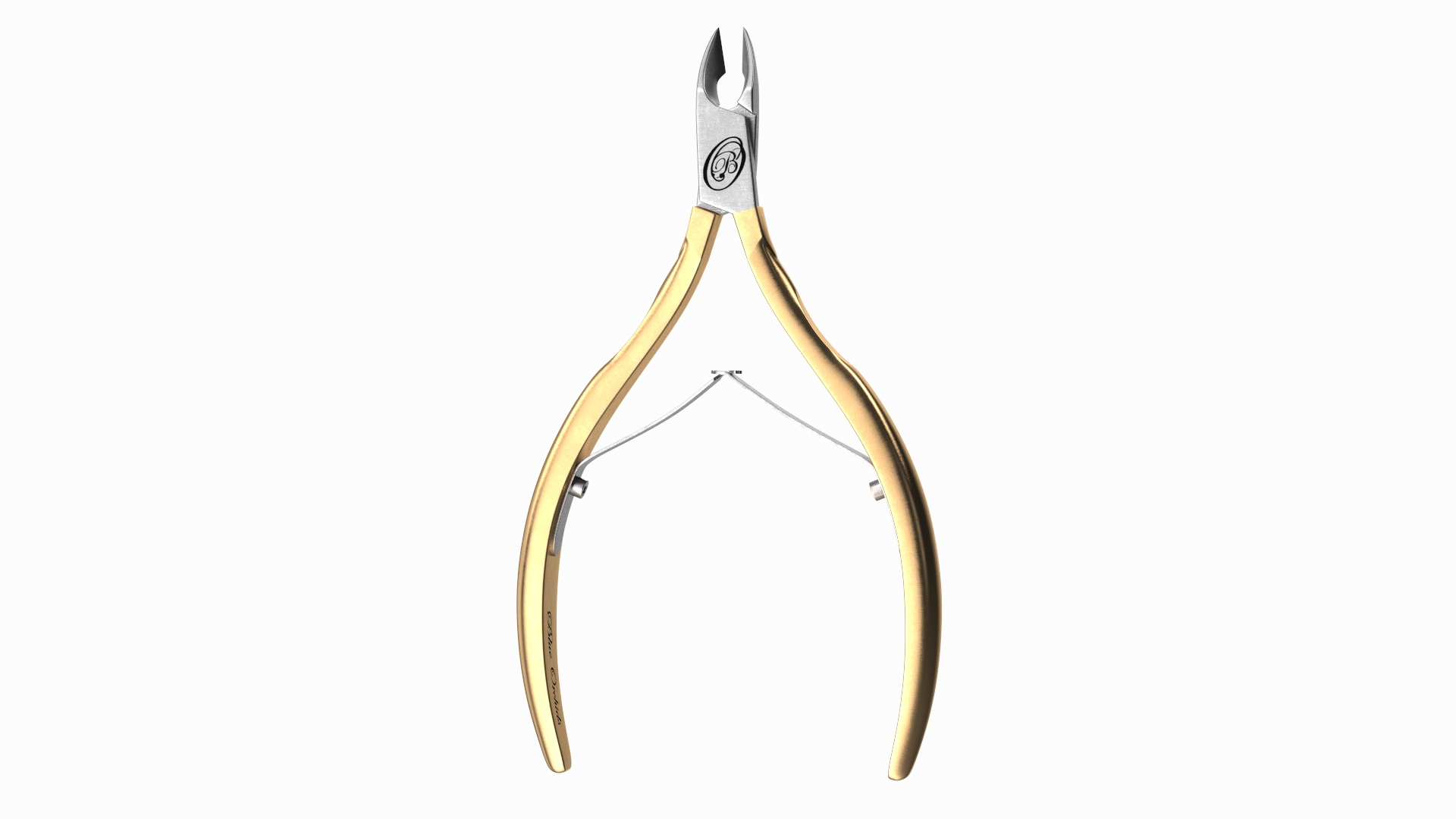 BlueOrchids Professional Cuticle Nipper Gold Model - TurboSquid 1774593