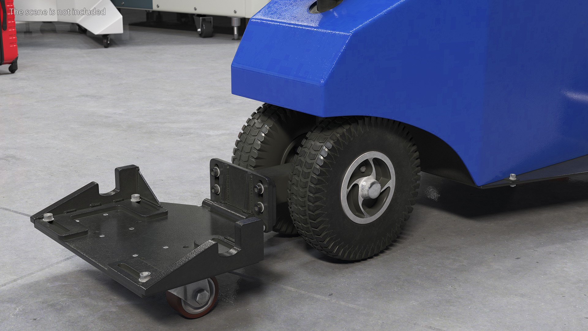3D Electric Trolley Mover Blue - TurboSquid 2095461