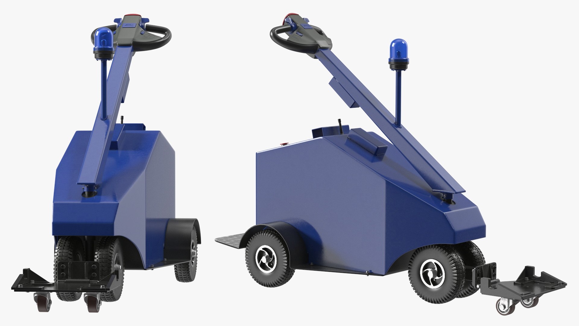 3D Electric Trolley Mover Blue - TurboSquid 2095461