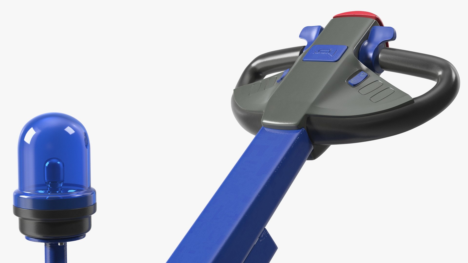 3D Electric Trolley Mover Blue - TurboSquid 2095461