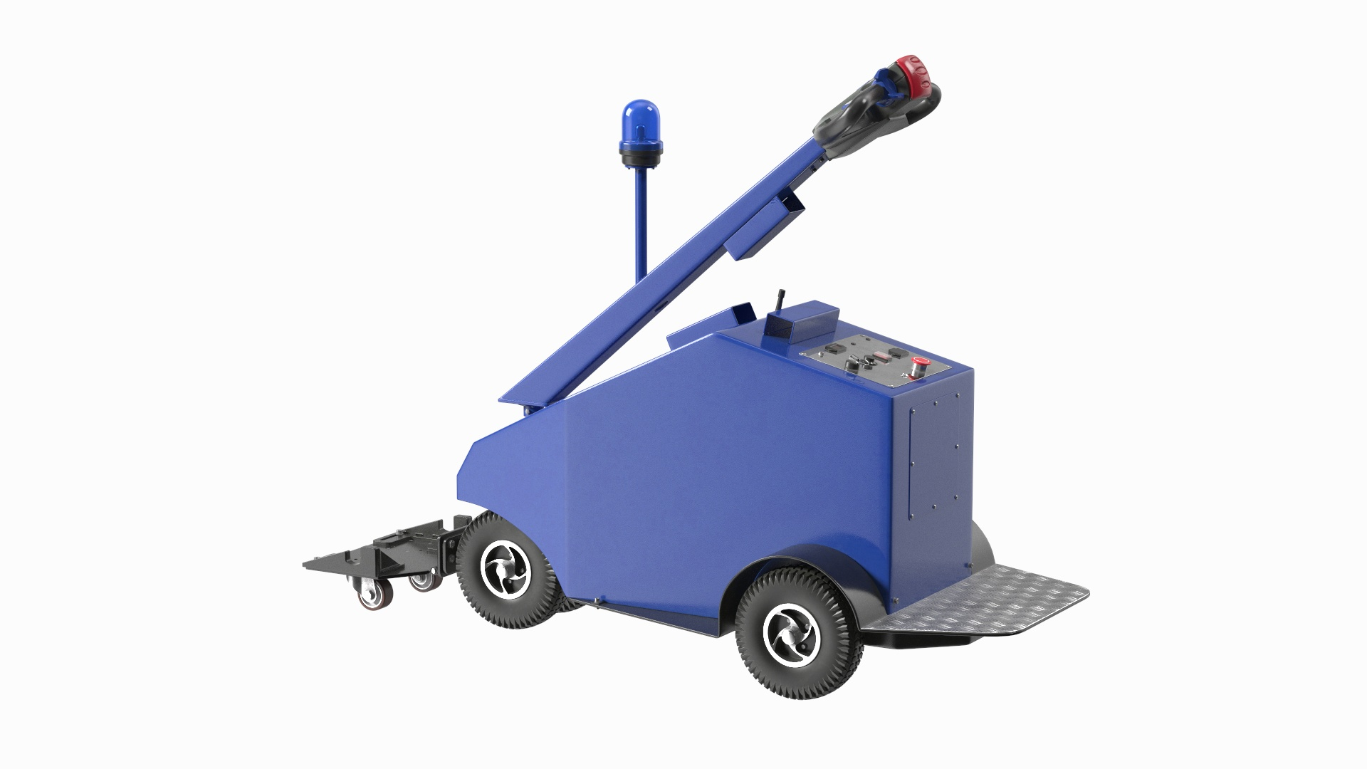 3D Electric Trolley Mover Blue - TurboSquid 2095461
