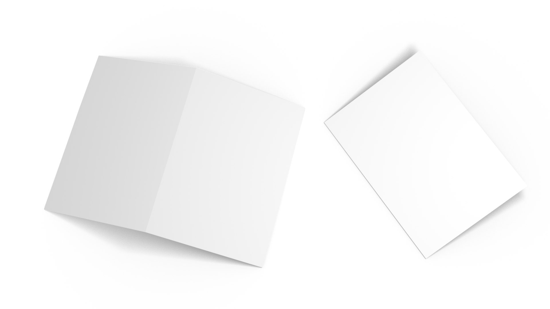 3D Leaflet Half - TurboSquid 1511555