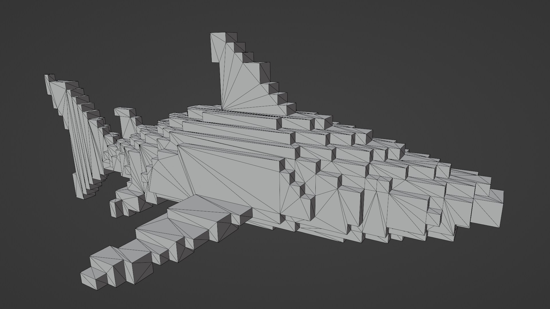 Voxel Shark 3D Model - TurboSquid 2063943