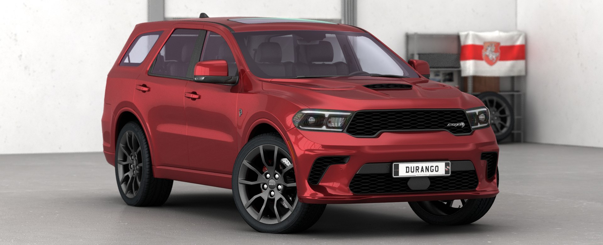 Realistic Dodge Durango Srt Model - TurboSquid 1660690
