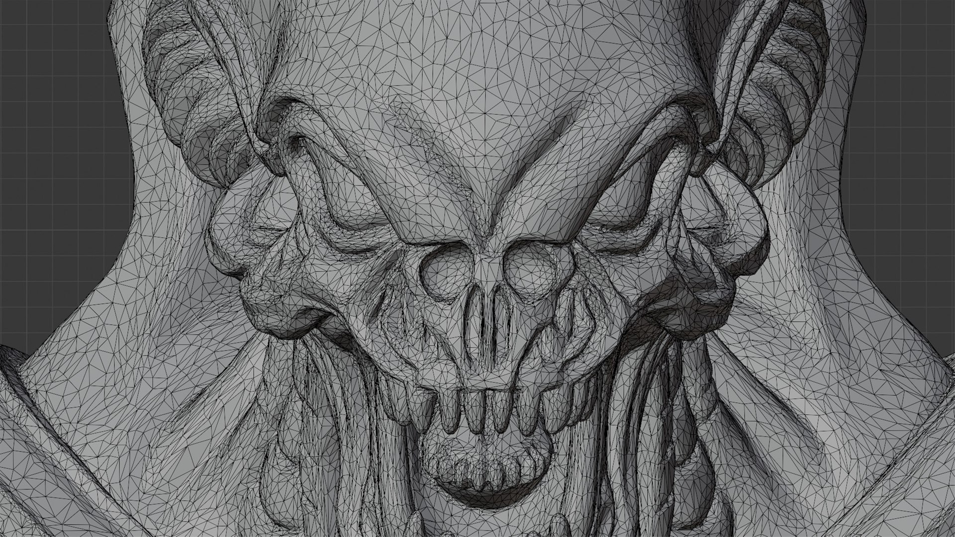 3D Alien Monster 3D Print Model Sci-Fi Extraterrestrial Creature Model ...