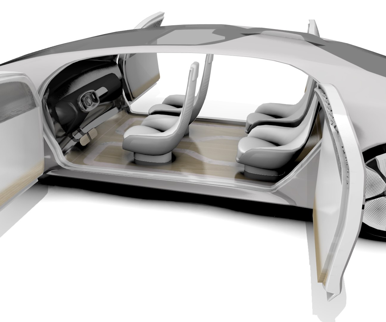 Mercedes Concept Car Obj