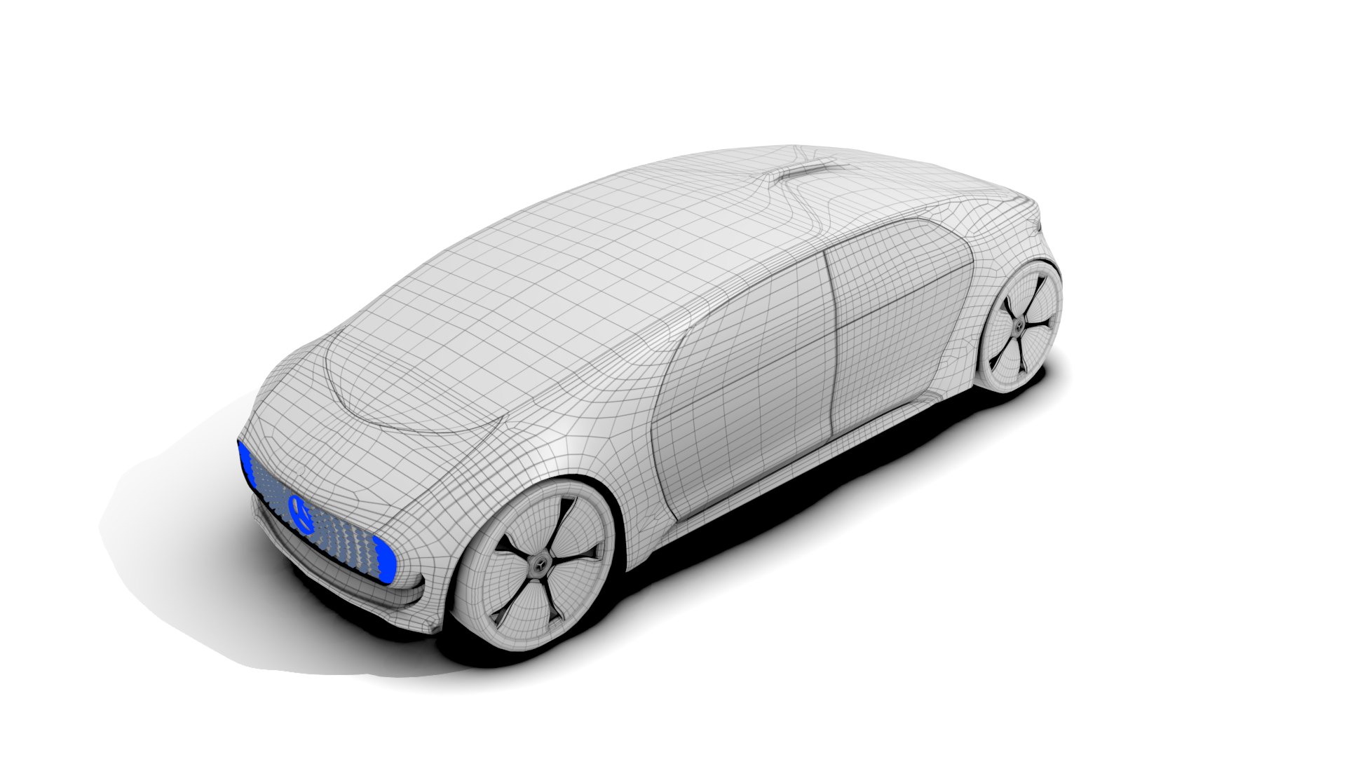 Mercedes Concept Car Obj