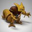 Kadabra Pokemon 3d Model