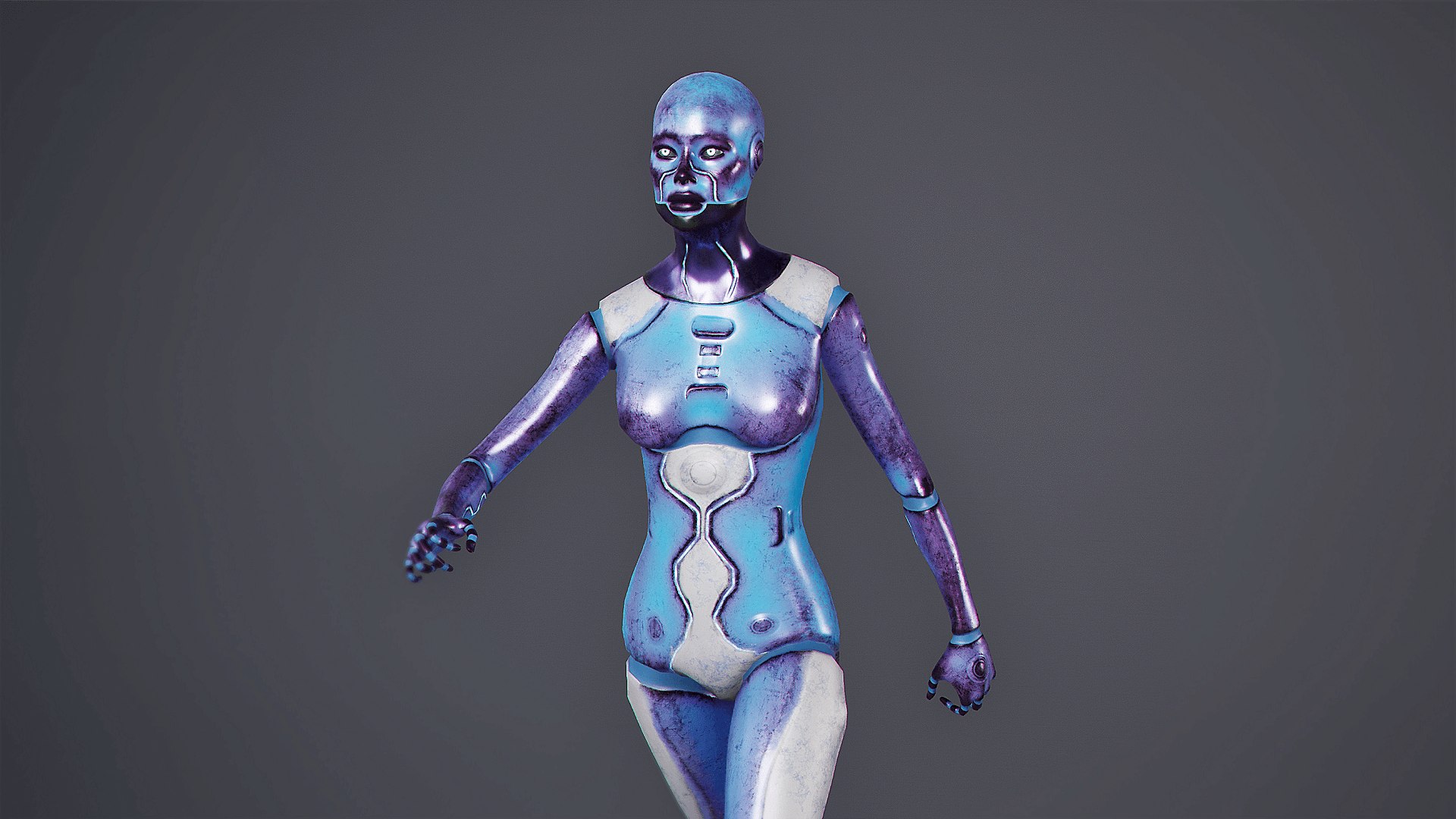 Robot Android Female 3D - TurboSquid 1953283