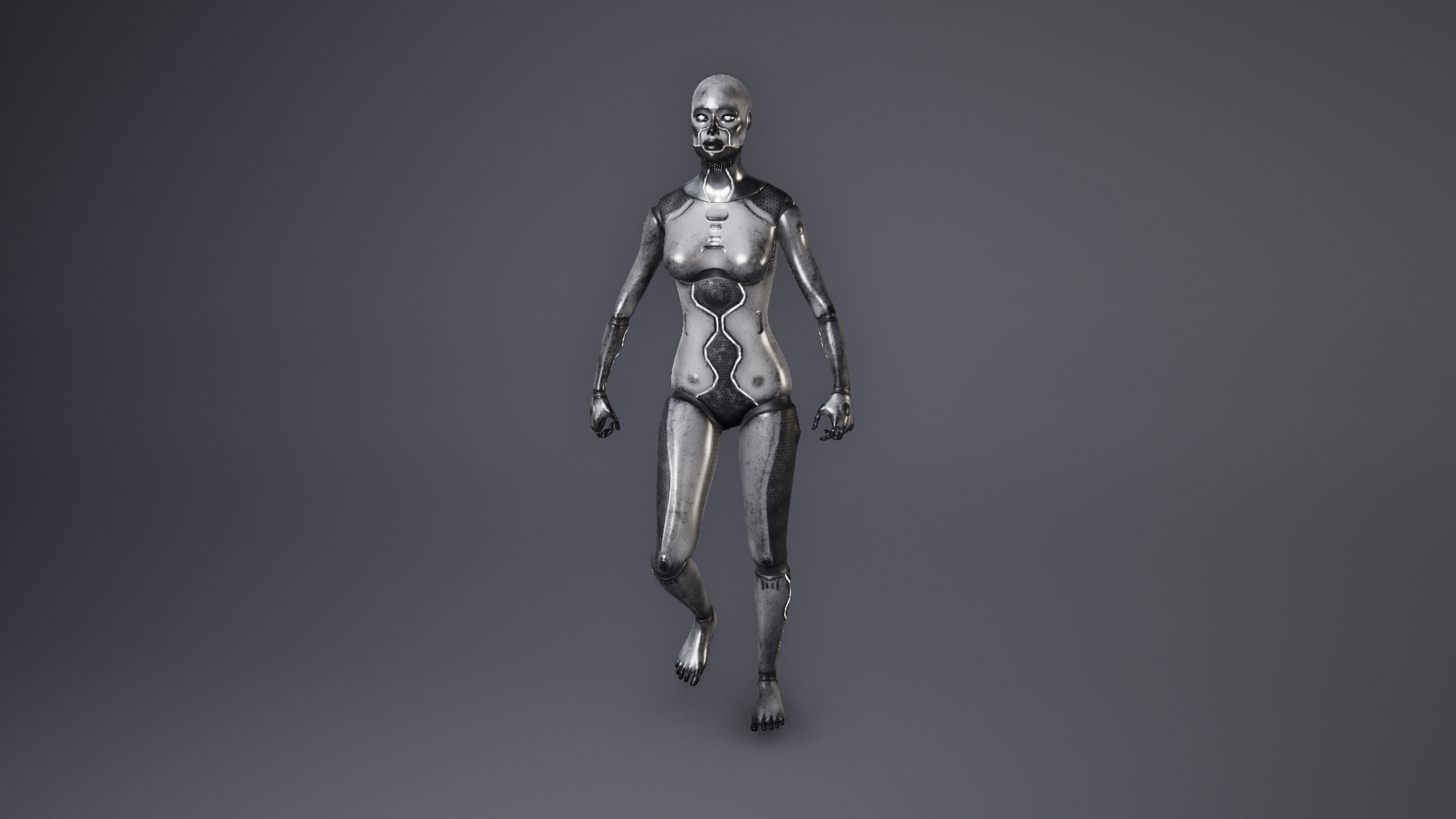 Robot Android Female 3D - TurboSquid 1953283