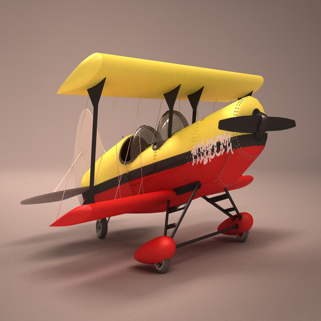 acrobatic cartoon 3d model