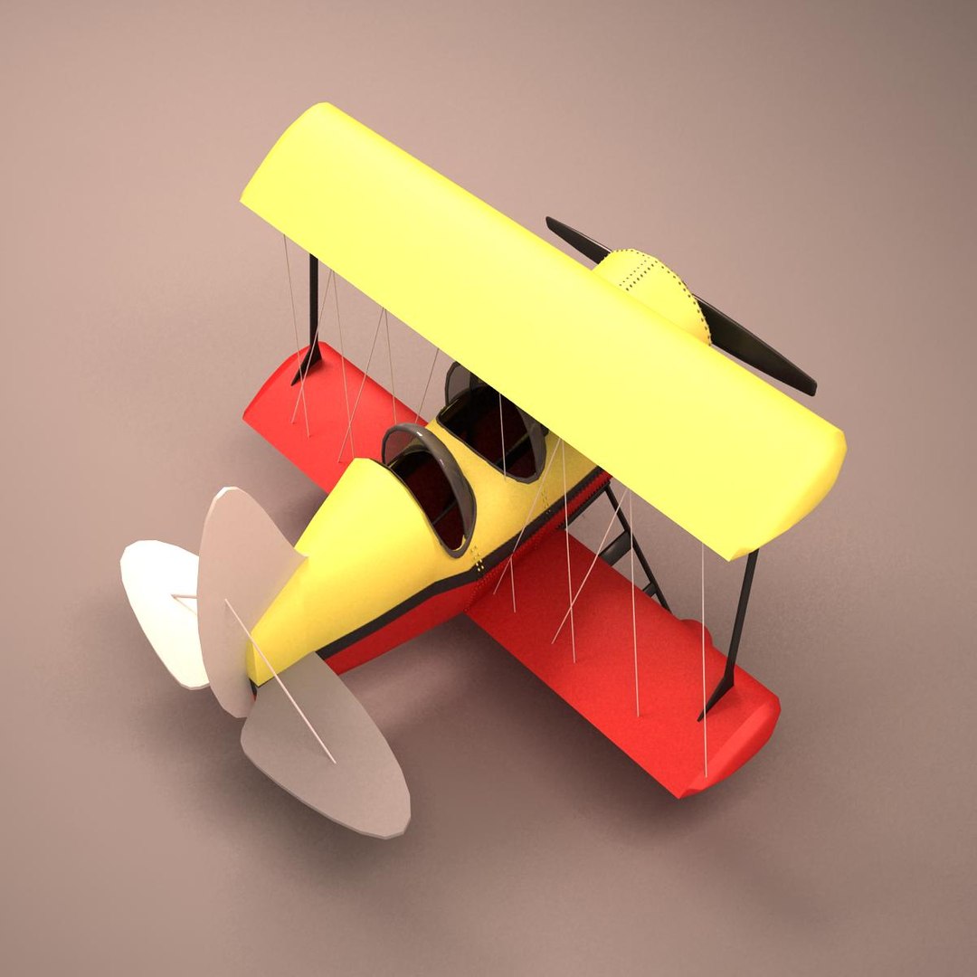 acrobatic cartoon 3d model