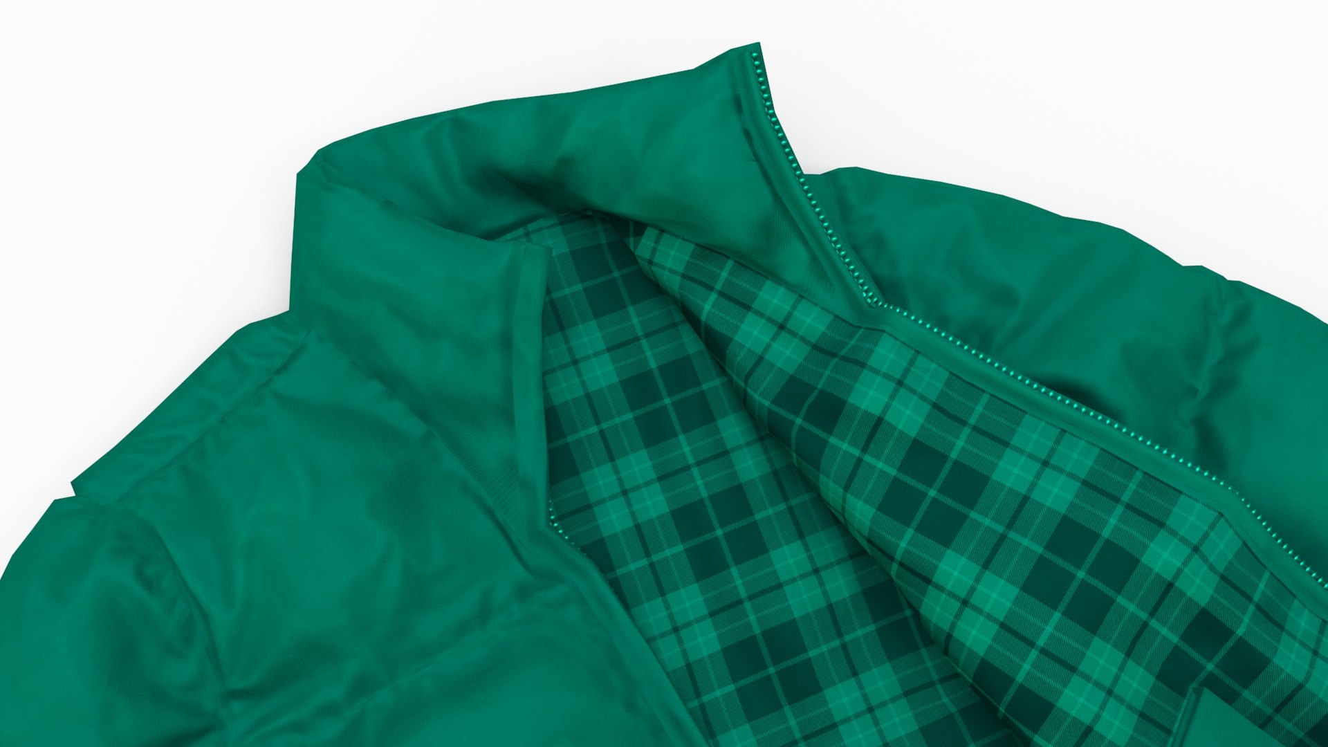 3D Green Mens Down Jacket Laying - TurboSquid 2239277