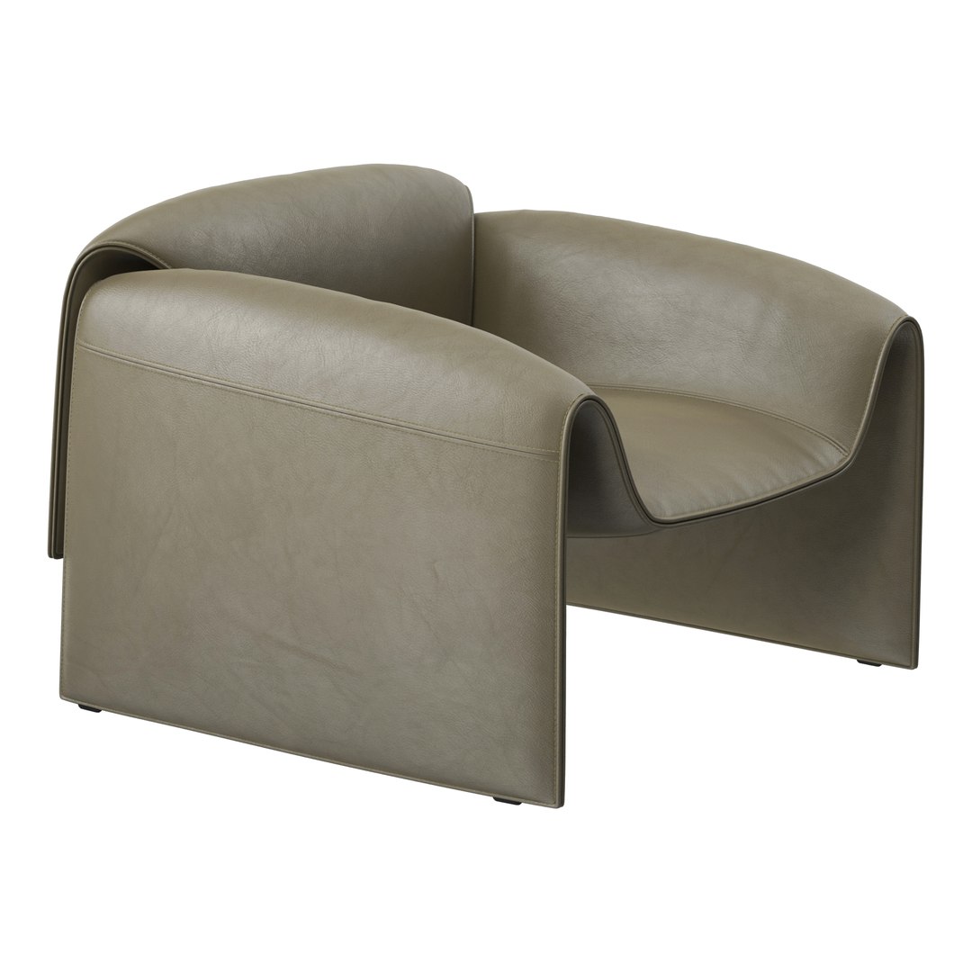 Le Club Armchair Poliform Model - TurboSquid 1636224