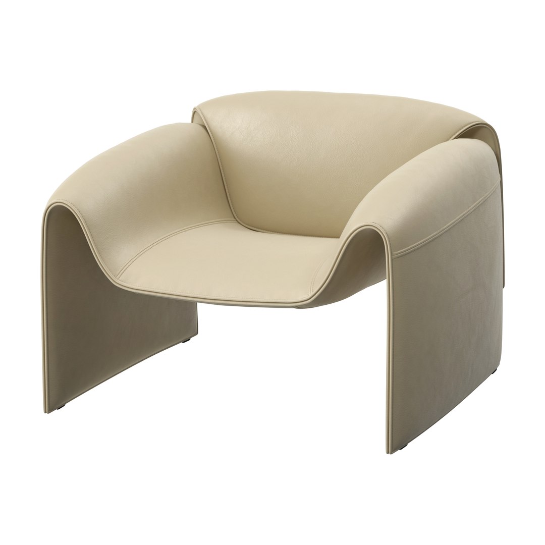 Le Club Armchair Poliform Model - TurboSquid 1636224
