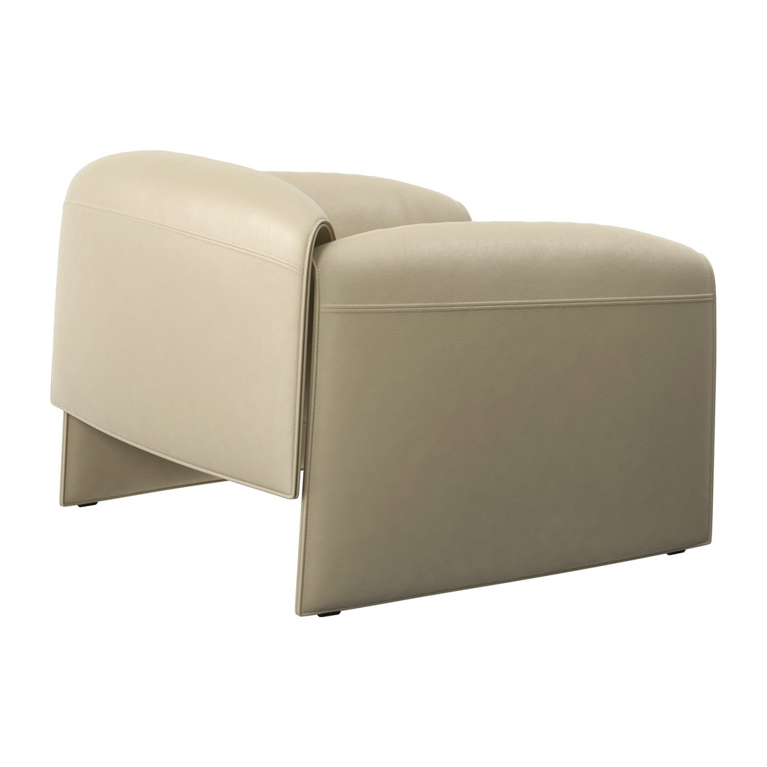 Le Club Armchair Poliform Model - TurboSquid 1636224