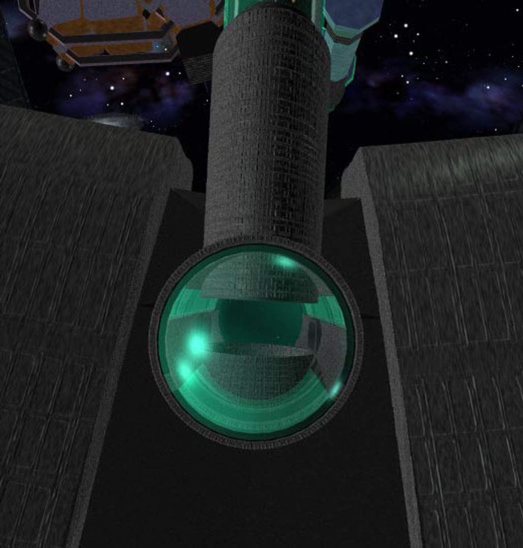 3d tycho space station virtual city model