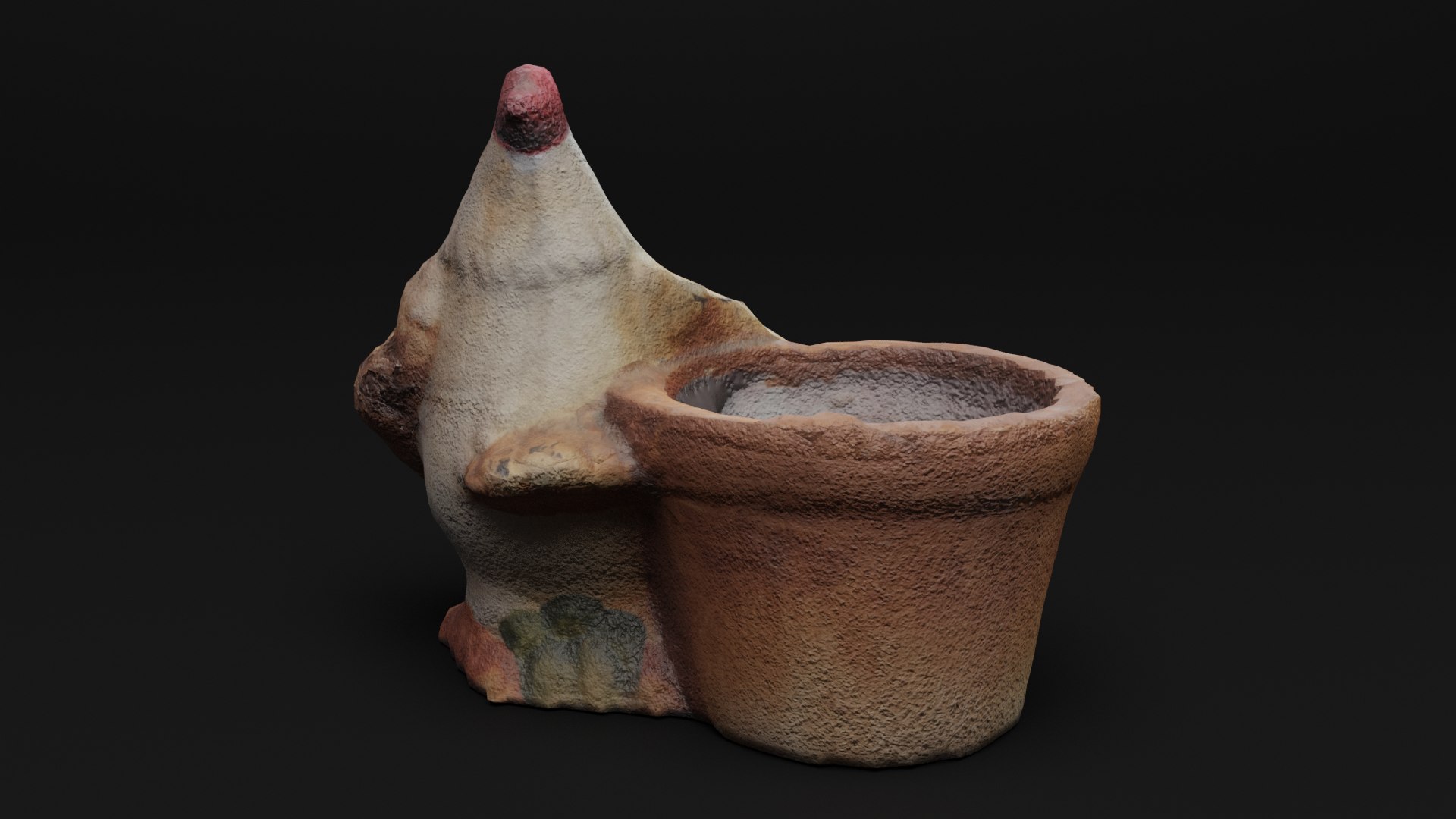 Rooster Photoscan Clay 3D Model - TurboSquid 1689824