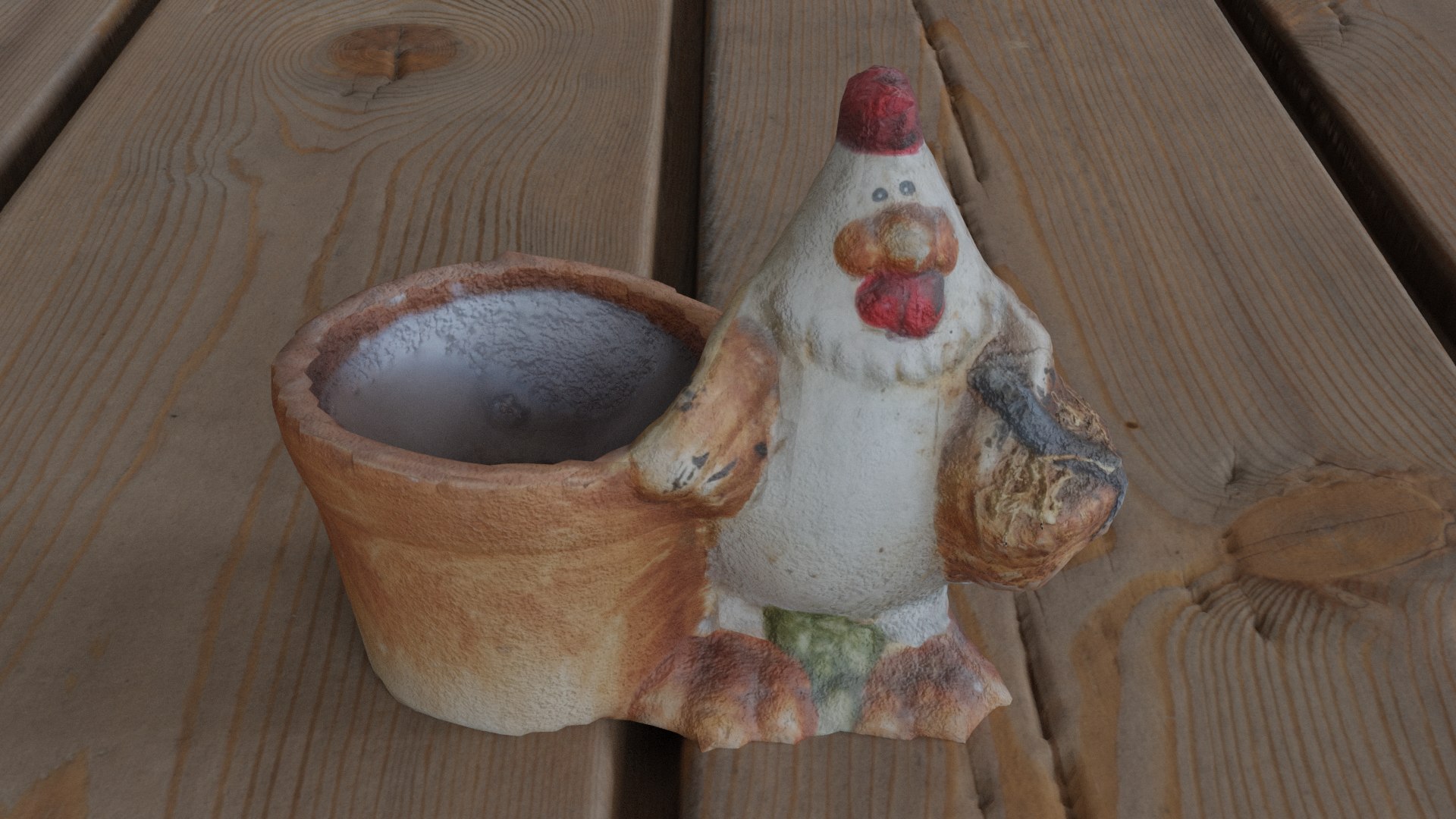 Rooster Photoscan Clay 3D Model - TurboSquid 1689824