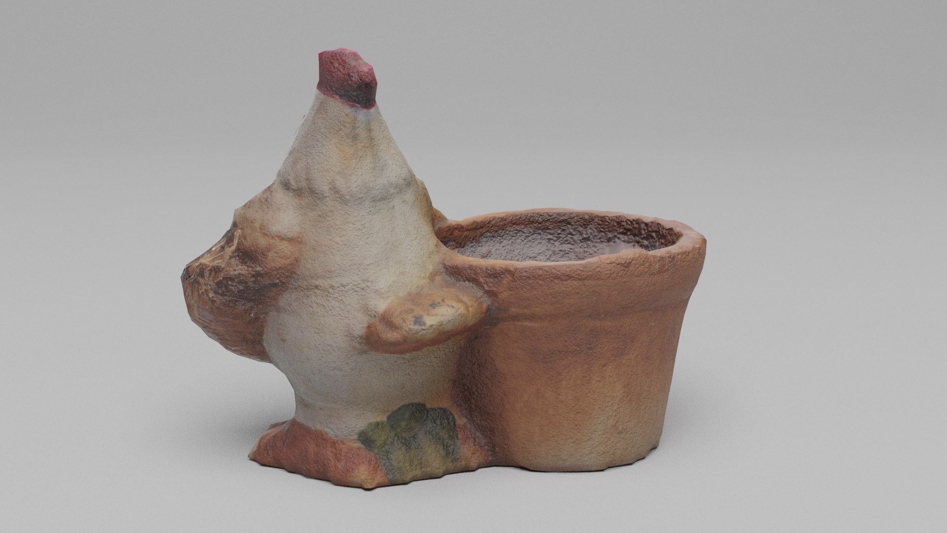 Rooster Photoscan Clay 3D Model - TurboSquid 1689824