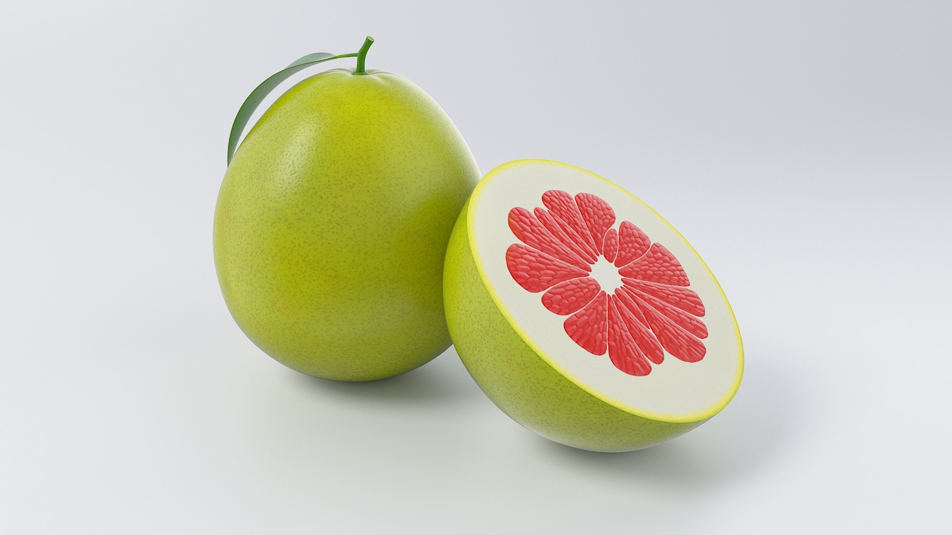 Cartoon Pomelo 3D - TurboSquid 2091303
