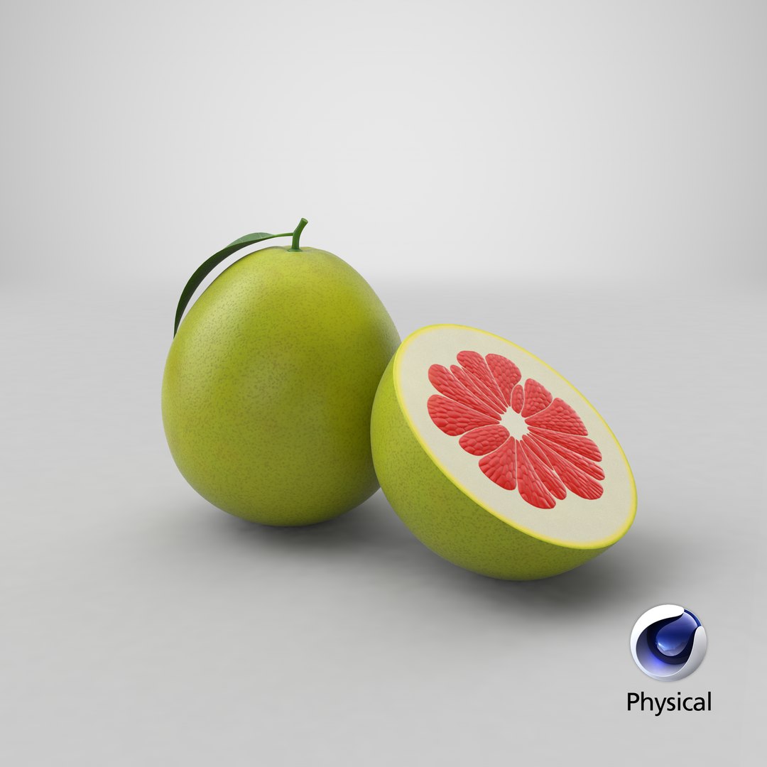 Cartoon Pomelo 3D - TurboSquid 2091303
