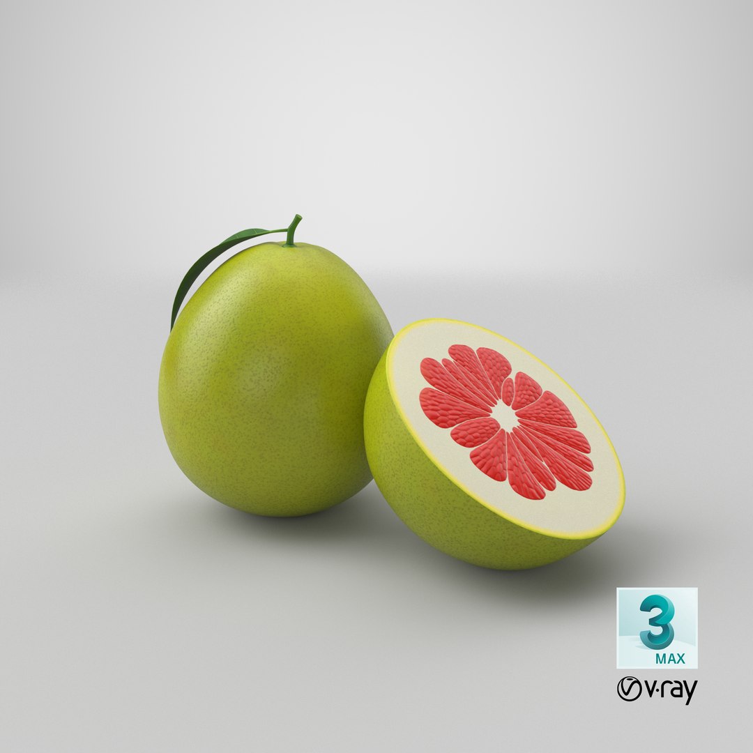 Cartoon Pomelo 3D - TurboSquid 2091303