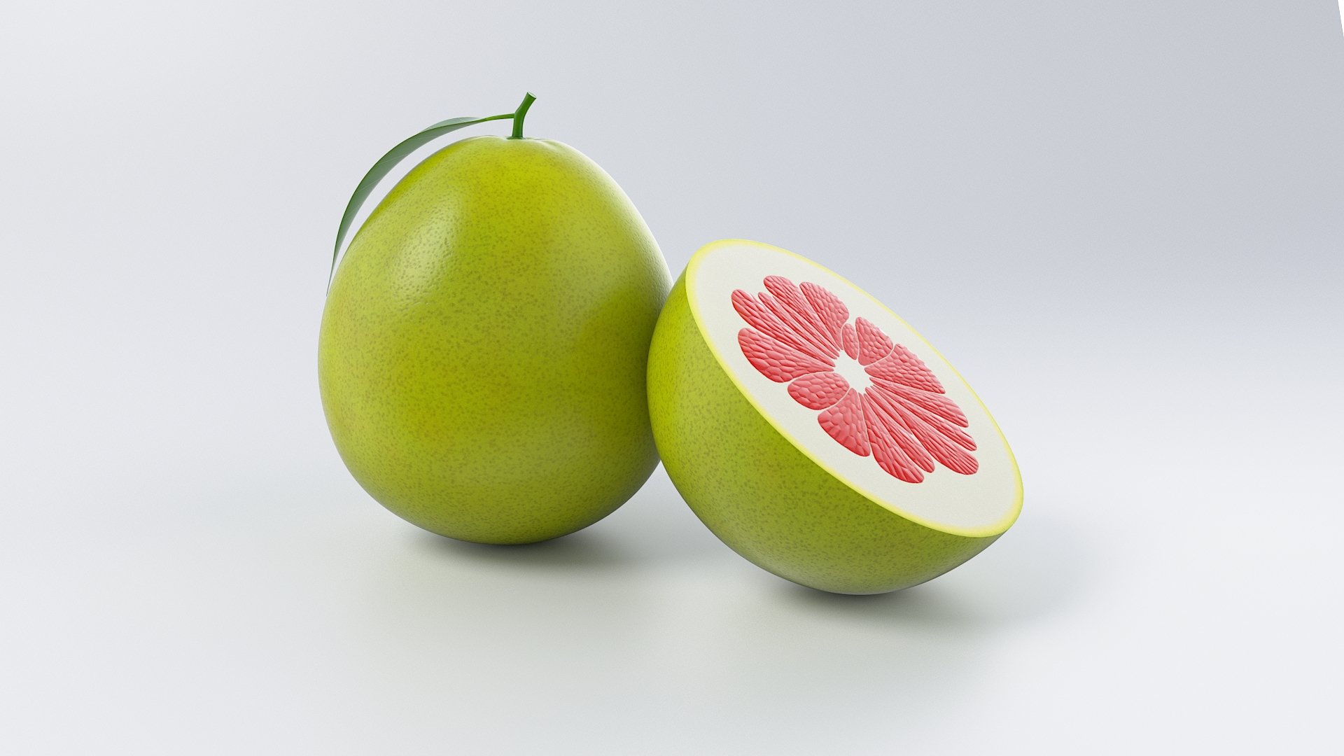 Cartoon Pomelo 3D - TurboSquid 2091303