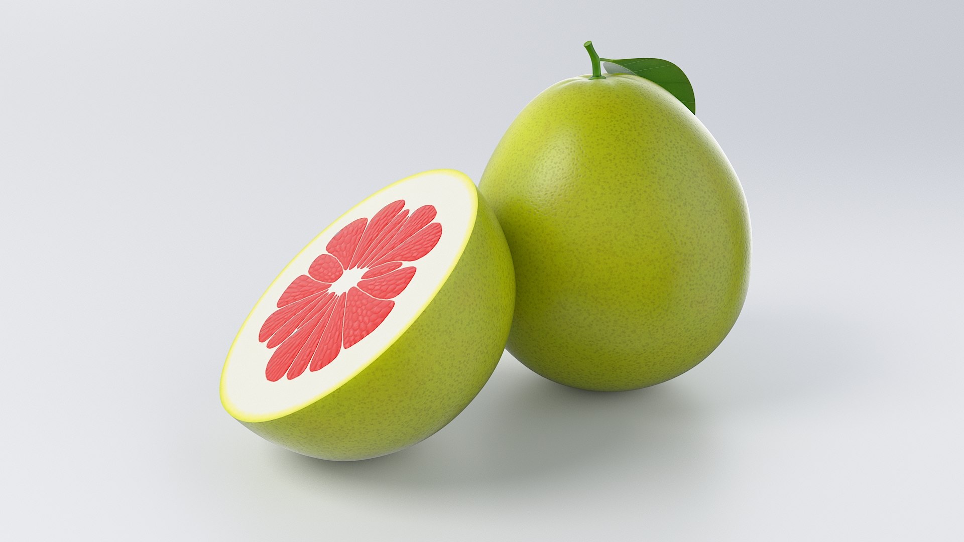Cartoon Pomelo 3D - TurboSquid 2091303