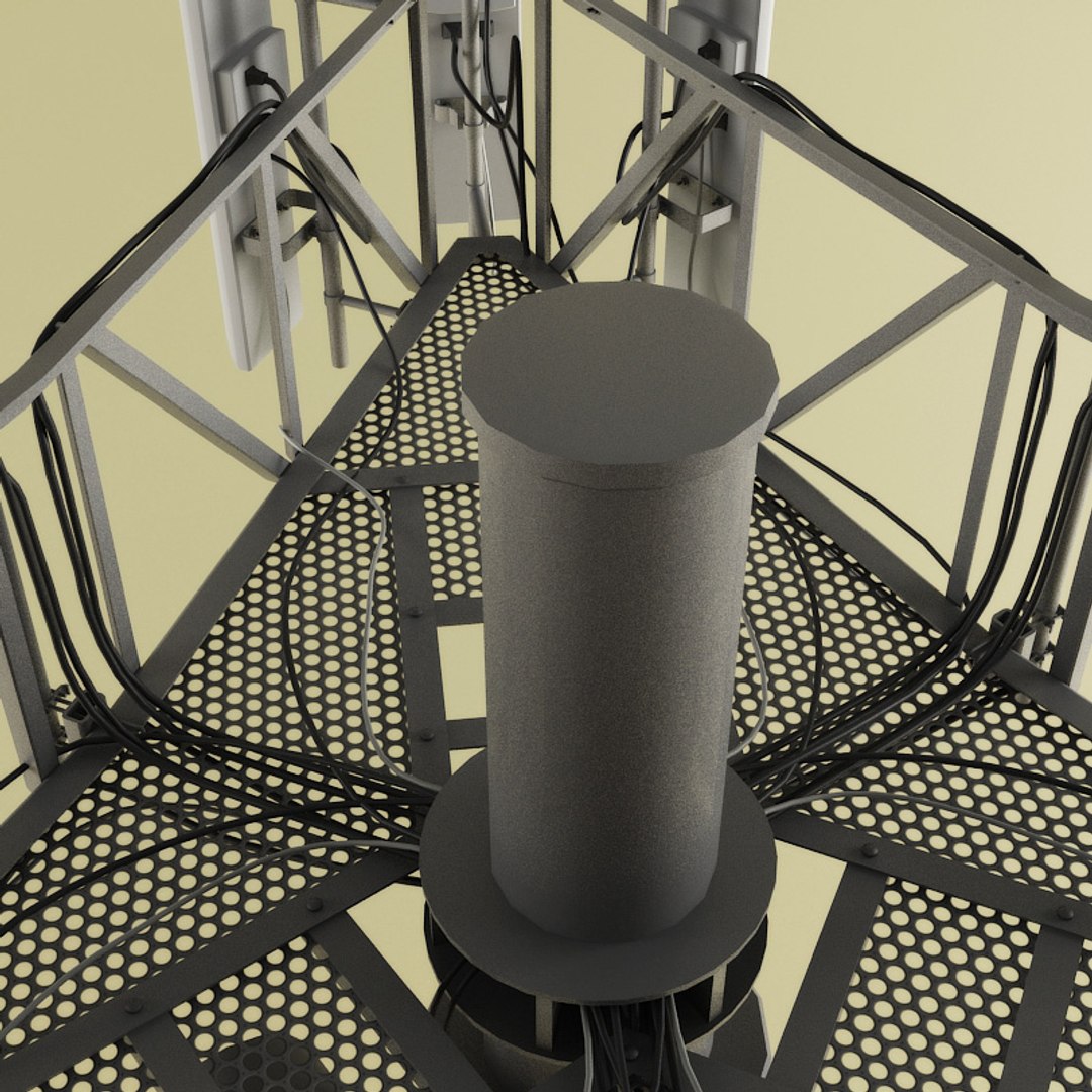 3d Telecommunication Tower V5 Model