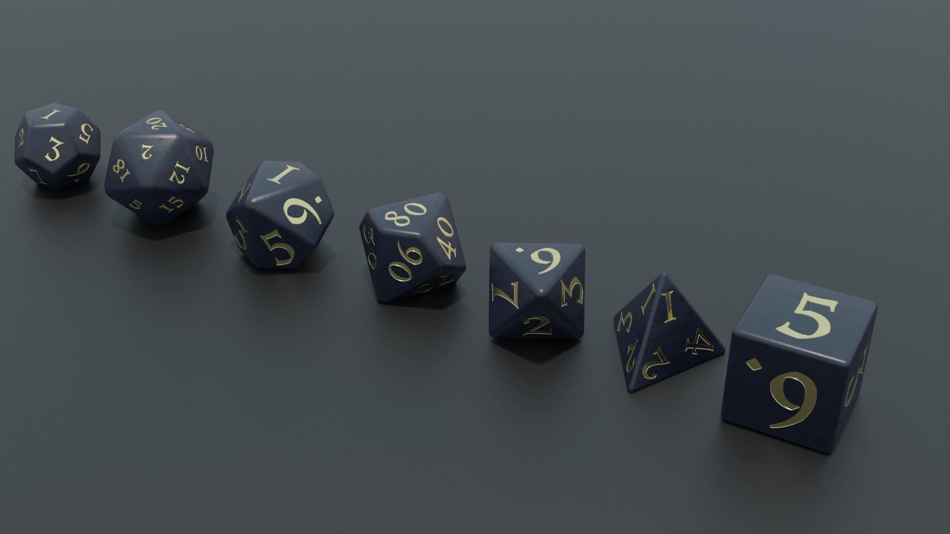 Rpg Dice Asset 3D Model - TurboSquid 1711666
