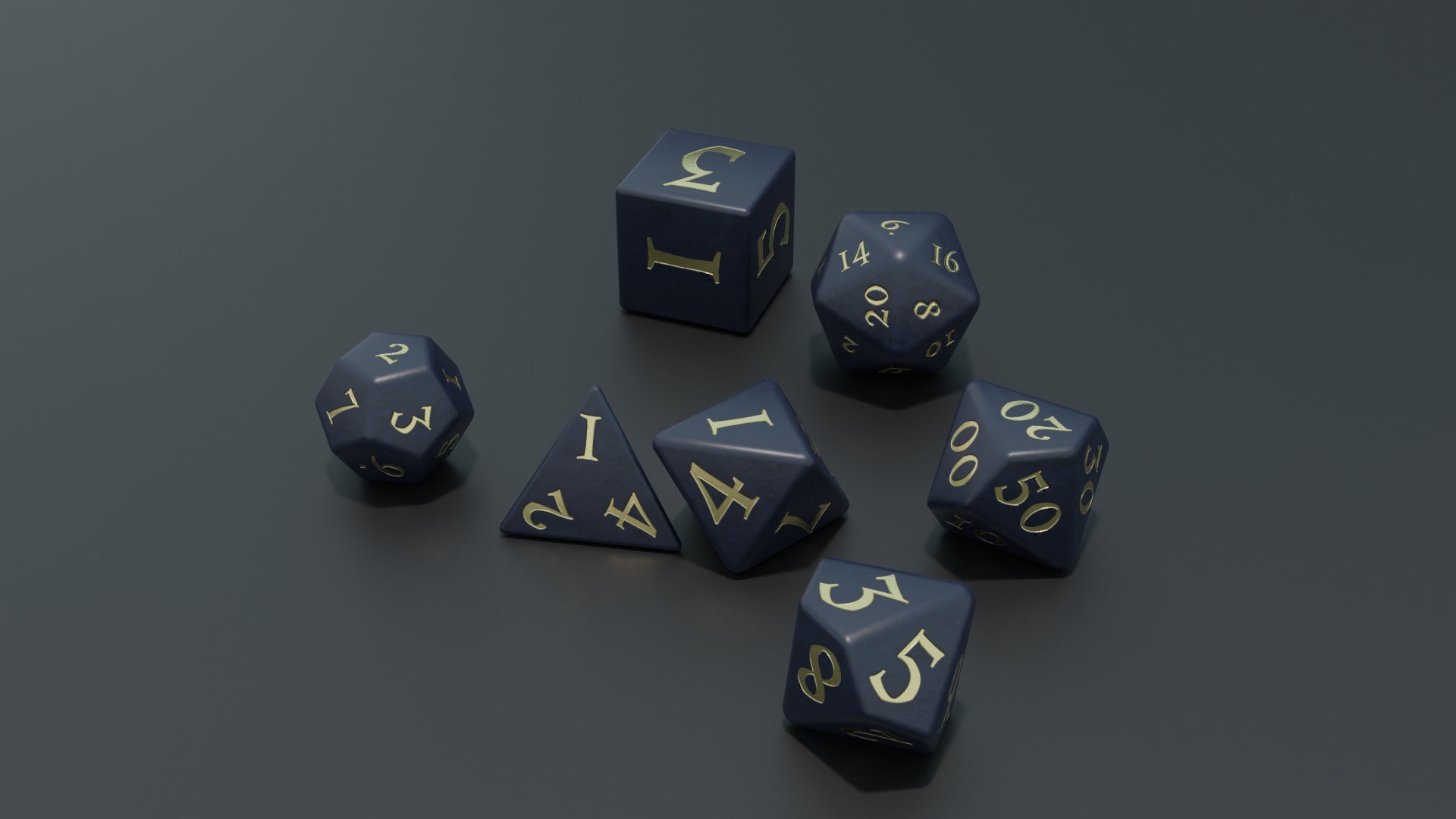 Rpg Dice Asset 3D Model - TurboSquid 1711666