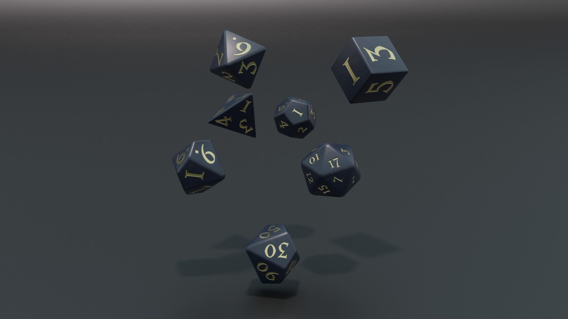 Rpg Dice Asset 3D Model - TurboSquid 1711666
