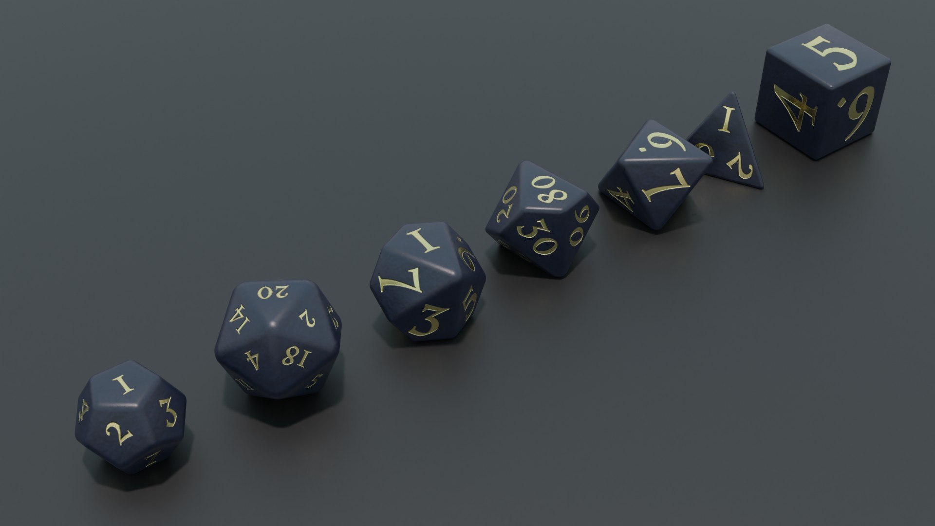 Rpg Dice Asset 3D Model - TurboSquid 1711666