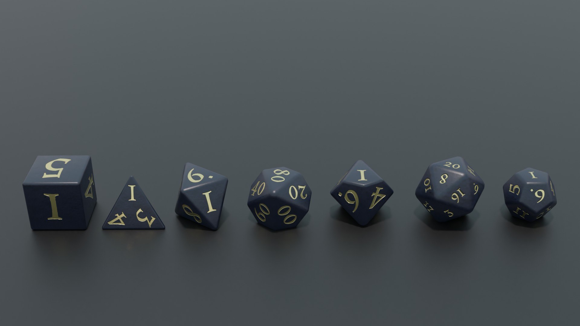 Rpg Dice Asset 3D Model - TurboSquid 1711666